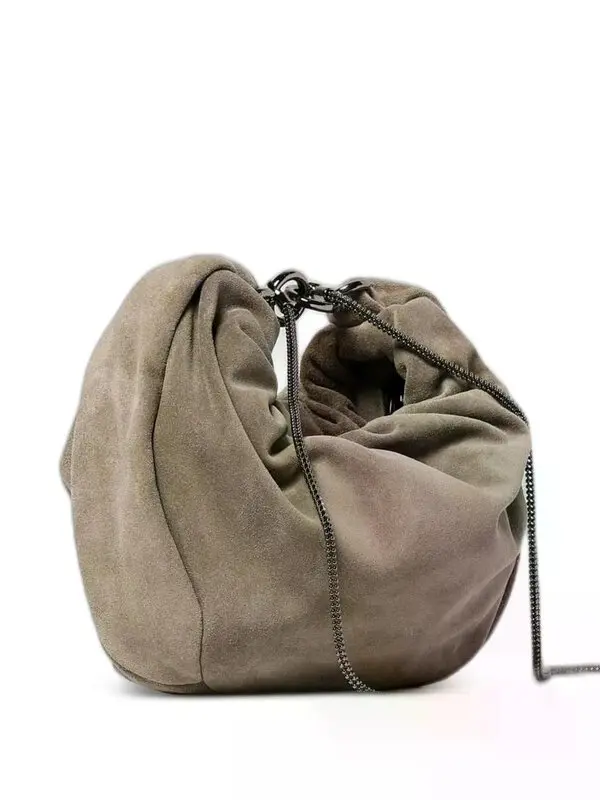 Brunello Cucinelli Suede Slouchy Clutch Bag