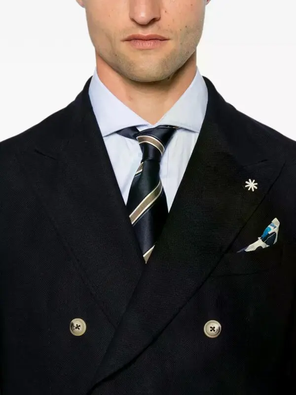 MANUEL RITZ Double-breasted Wool Blazer