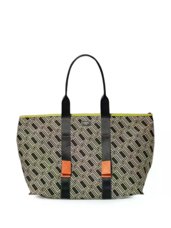 LANCEL Mistral Geometric Tote Bag