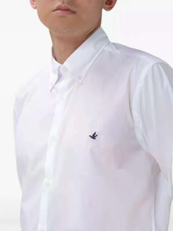 BROOKSFIELD Button-down Poplin Shirt - White