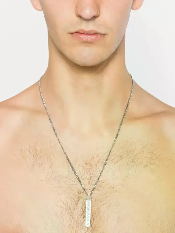 ASTON MARTIN WATCHES Aston Martin Engraved Pendant Necklace