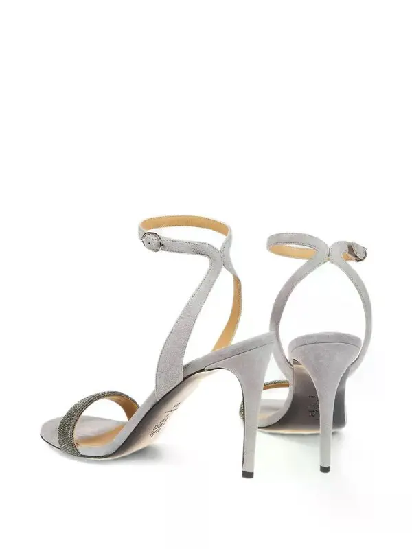 Eleventy Embellished Buckled Sandals