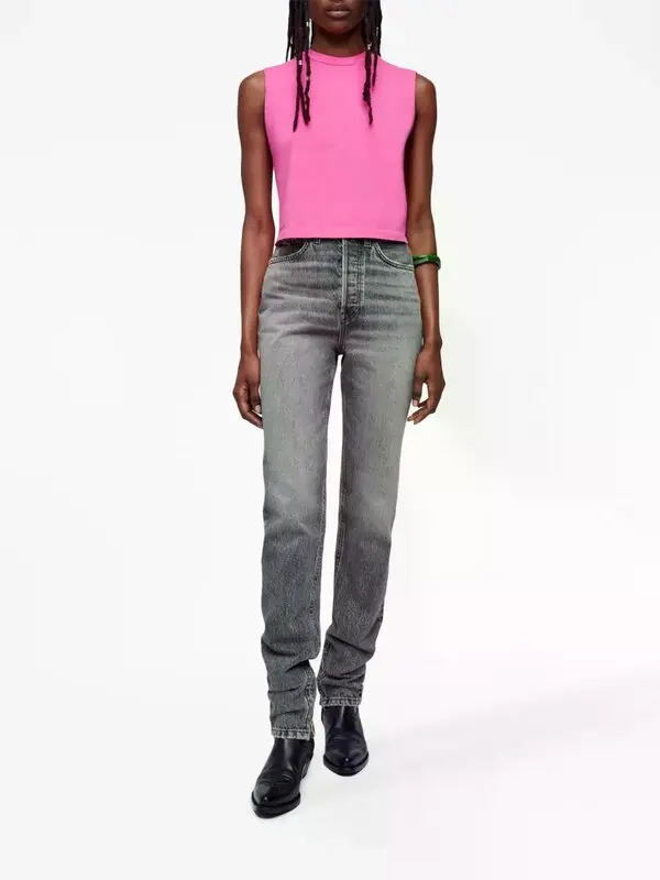 RE/DONE Super High Drainpipe Jeans