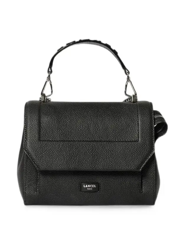 LANCEL Ninon Grained Leather Shoulder Bag - Black