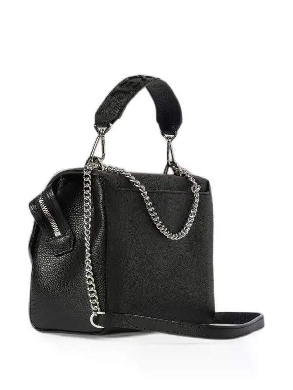 LANCEL Ninon Grained Leather Shoulder Bag - Black
