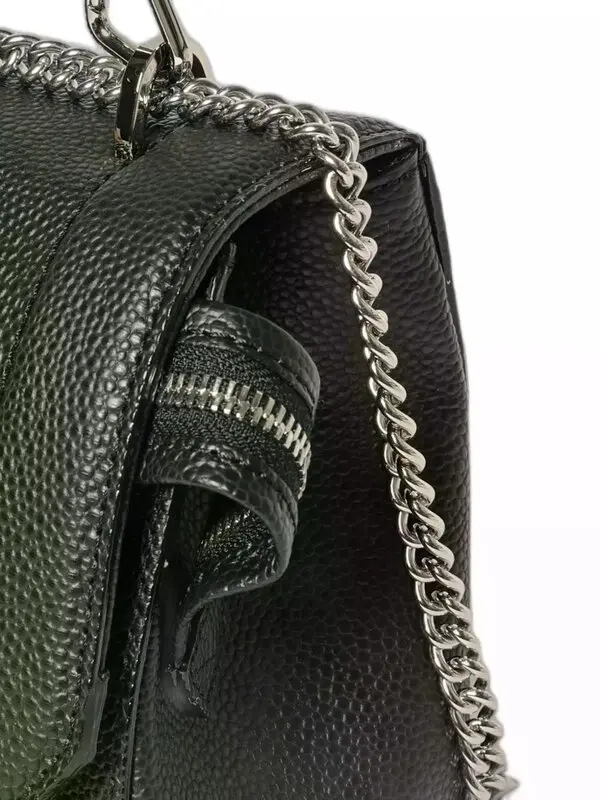 LANCEL Ninon Grained Leather Shoulder Bag - Black