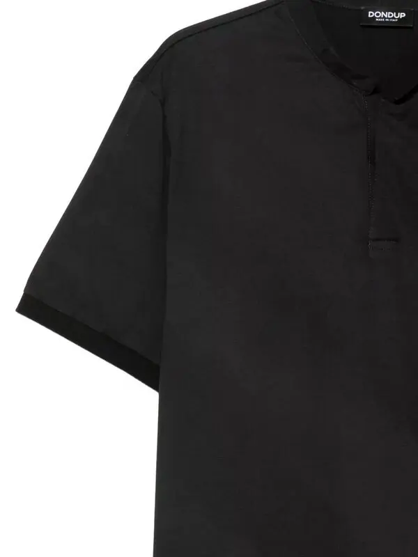 DONDUP Ribbed-cuff Polo Shirt