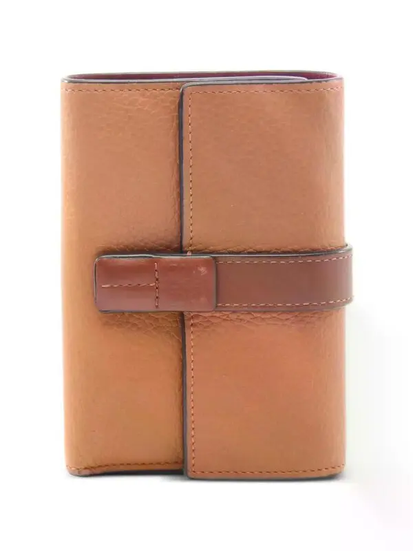 Loewe 2000s Vertical Trifold Wallet - Brown