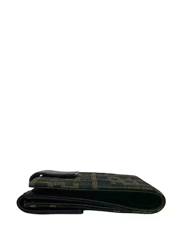 Fendi 1990-2000 Zucca Canvas Bifold Wallet Small Wallets - Brown