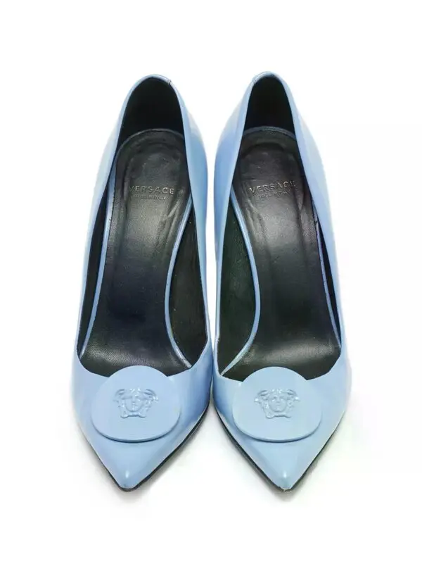 Versace Medusa Pointed-toe Pumps