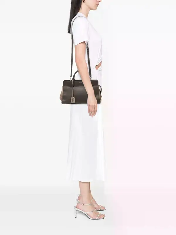 Saint Laurent Small Rive Gauche Cabas Tote Satchel