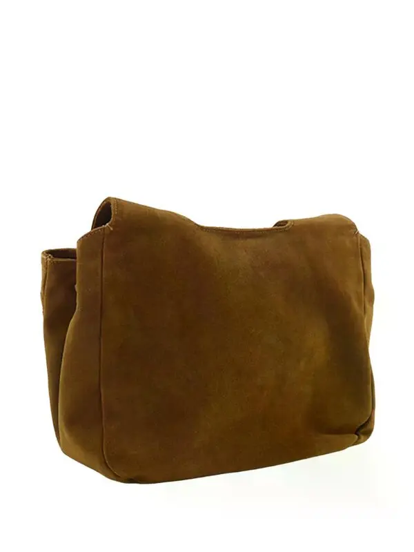 FERRAGAMO Suede Tassel Crossbody Bag