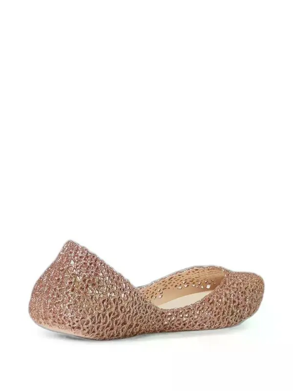 Melissa Glittered Ballet Flats