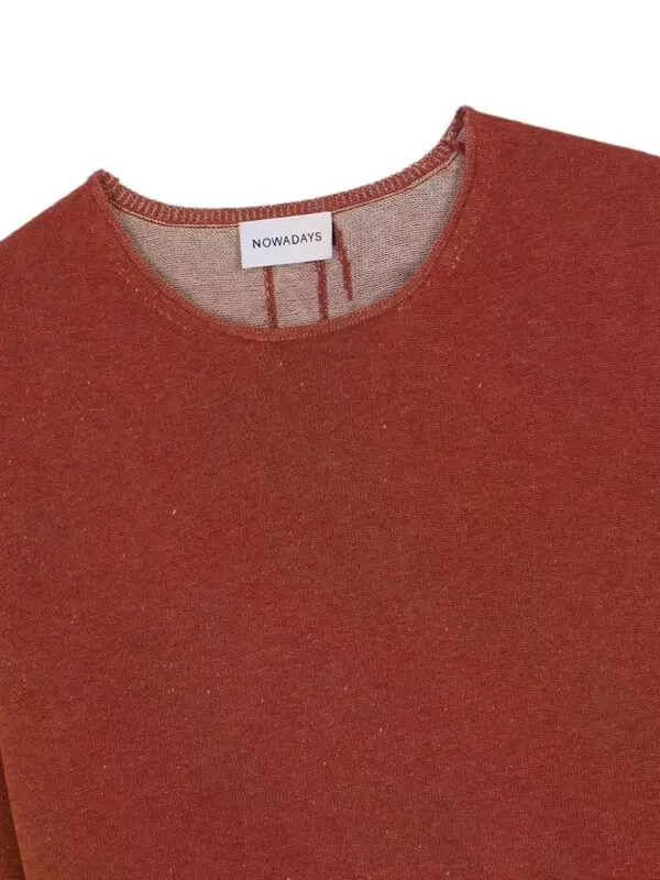NOWADAYS The Plated Crew-neck Sweater