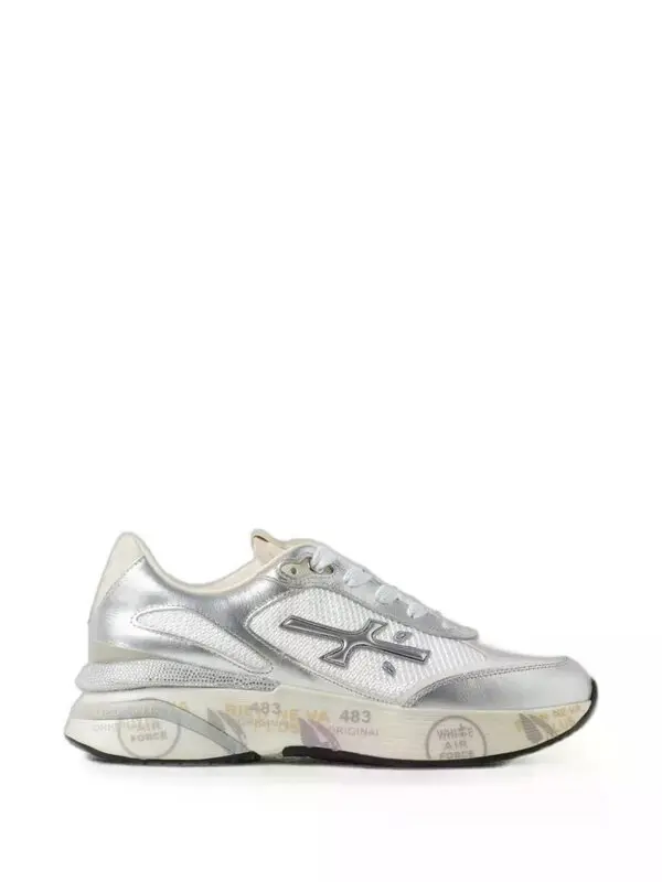 Premiata Moerund Panelled Metallic Sneakers
