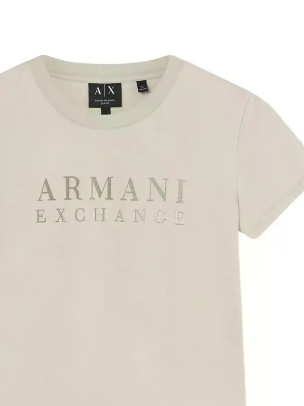 Armani Exchange Crewneck T-shirt With Logo Print