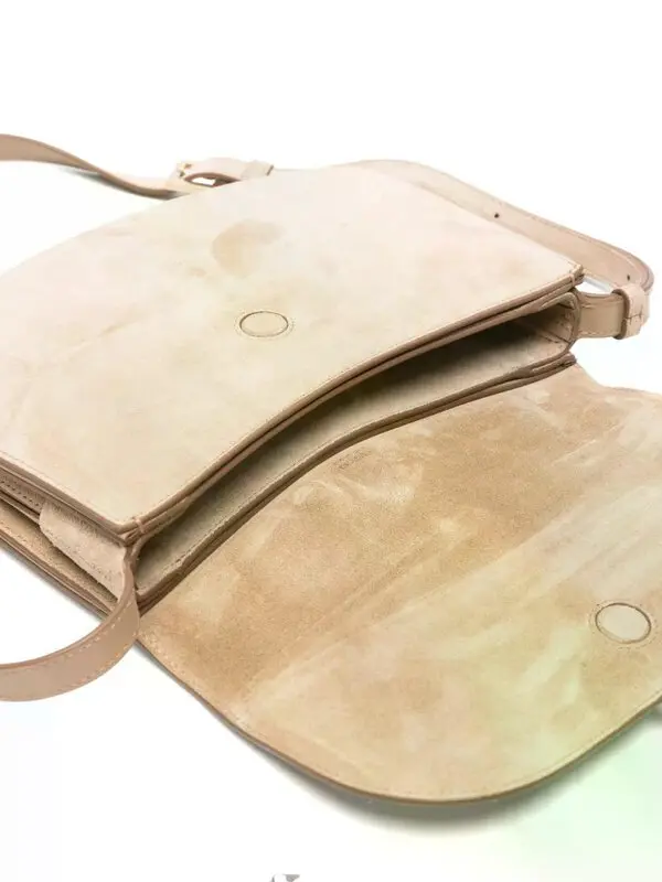 TOM FORD Kara T-bar Suede Crossbody Bag - Neutrals
