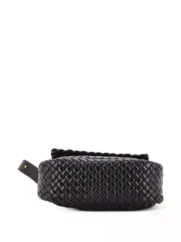 Bottega Veneta Padded Intrecciato Leather Small Shoulder Bag - Black