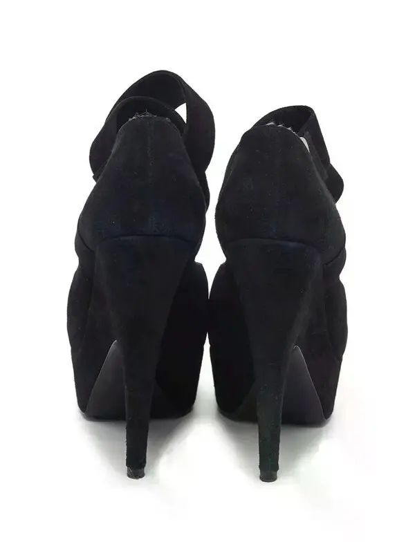 Saint Laurent Platform Ankle-strap Pumps
