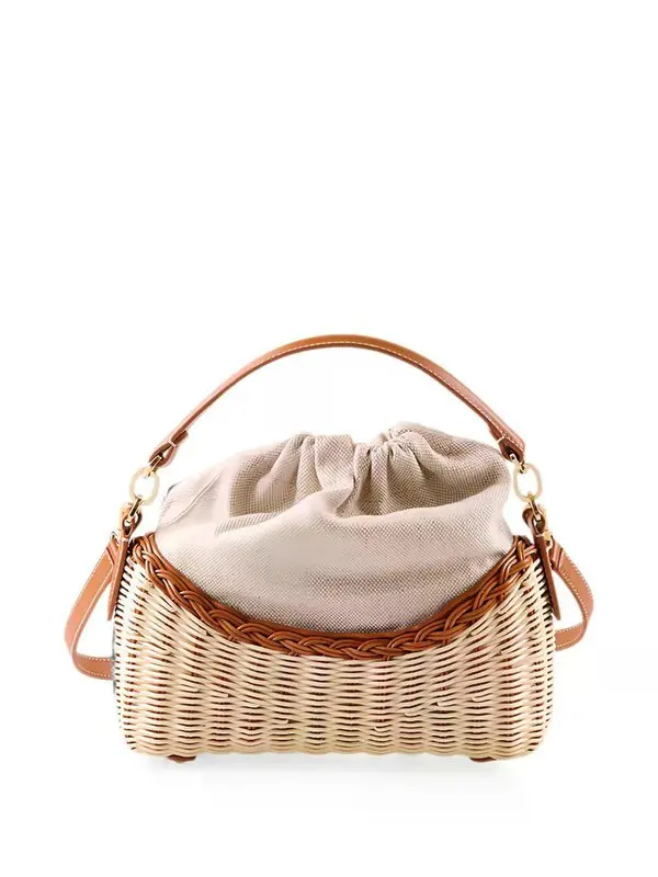 Rodo Adria Wicker Tote Bag