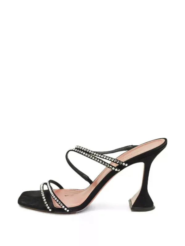 Amina Muaddi Gilda Crystal-embellished Heeled Sandals
