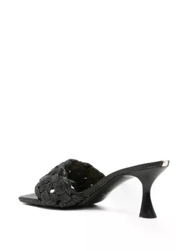 Guess Woven Strap Square-toe Heeled Sandals