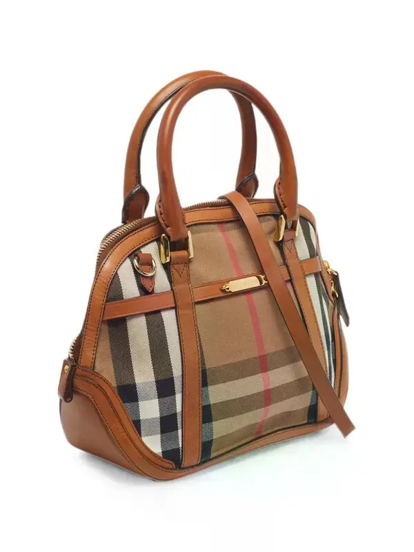 Burberry Orchard House Check Tote Bag