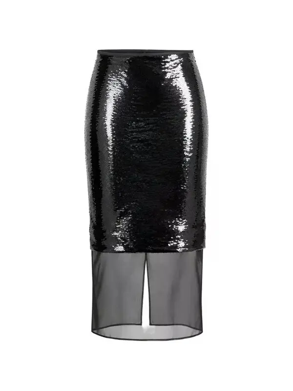 ESSE Luminessa Sequin Embellished Midi Skirt