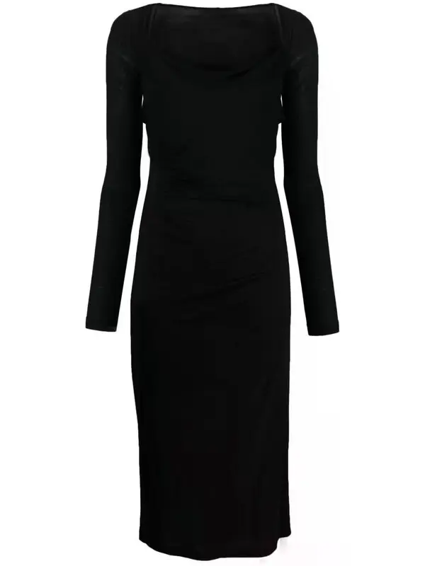 Helmut Lang Open-back Midi Dress