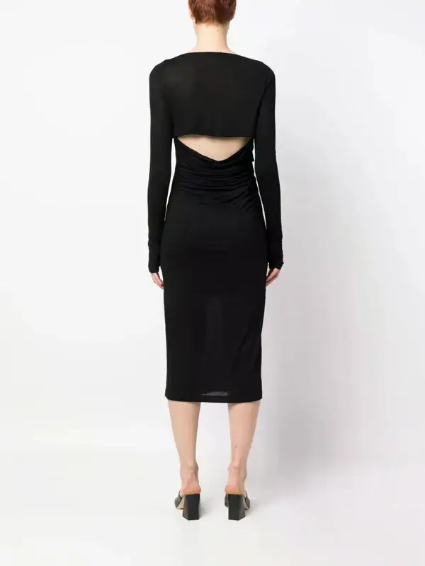 Helmut Lang Open-back Midi Dress