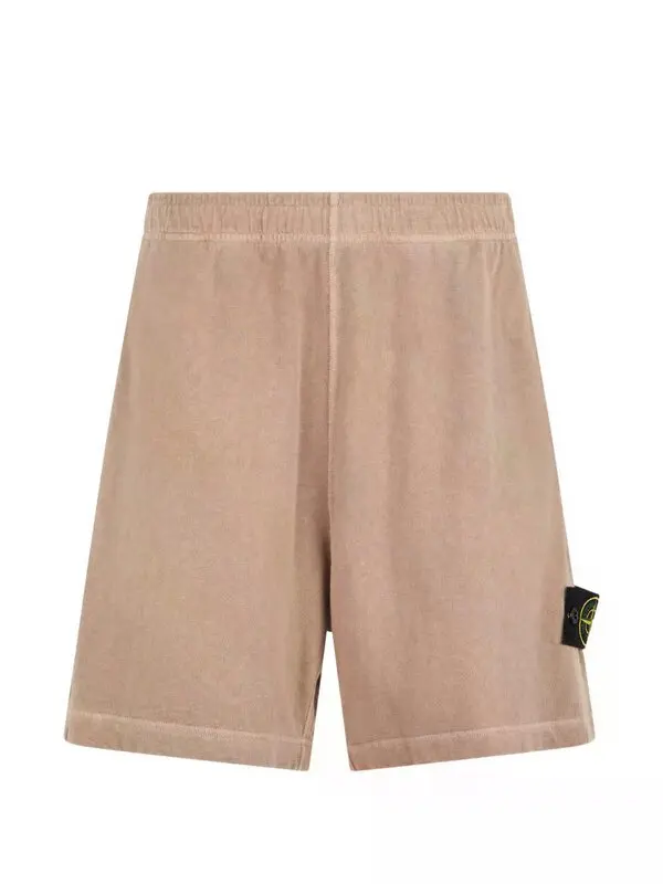 Stone Island Logo-patch Elasticated-waist Shorts