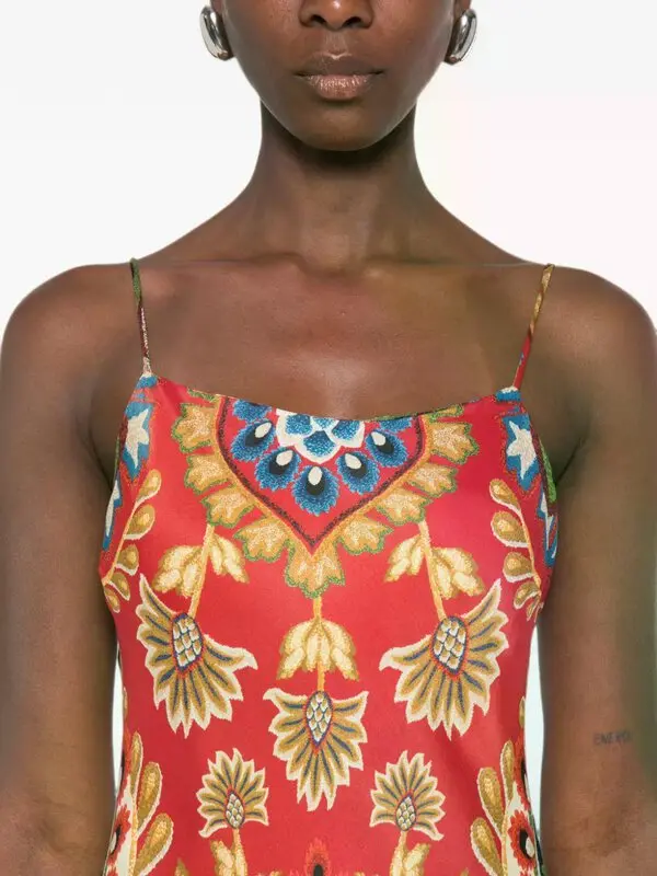 Farm Rio Floral Print Maxi Dress