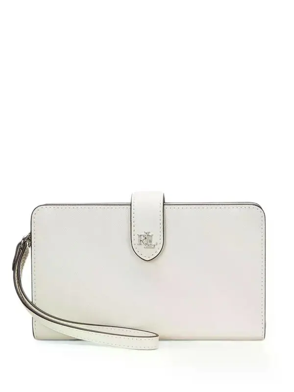 Ralph Lauren Logo-plaque Wristlet Wallet - White