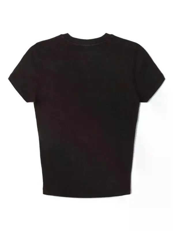 RE/DONE Rhinestone Embellished Cotton T-shirt