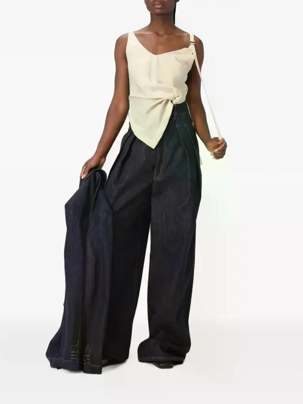 Max Mara Buckle-detail Tank Top