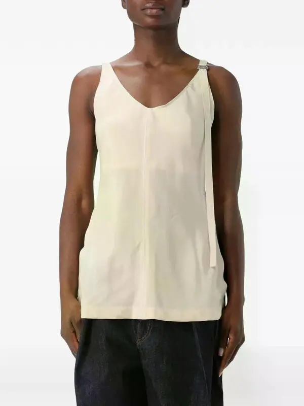 Max Mara Buckle-detail Tank Top