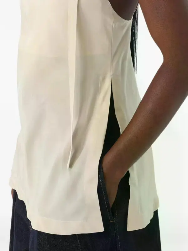 Max Mara Buckle-detail Tank Top