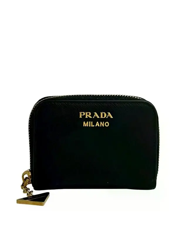 Prada 2000-2013 Saffiano Coin Pouch - Black