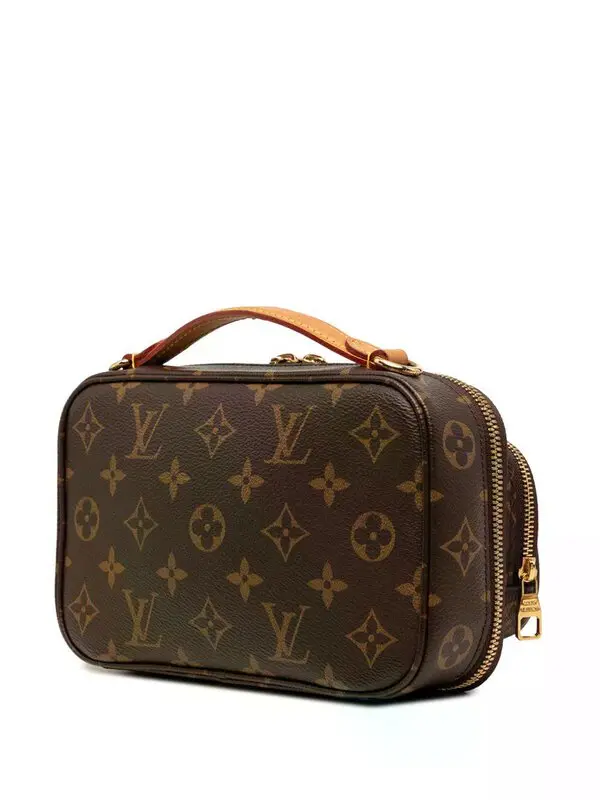 LOUIS VUITTON Monogram Utility Satchel - Brown