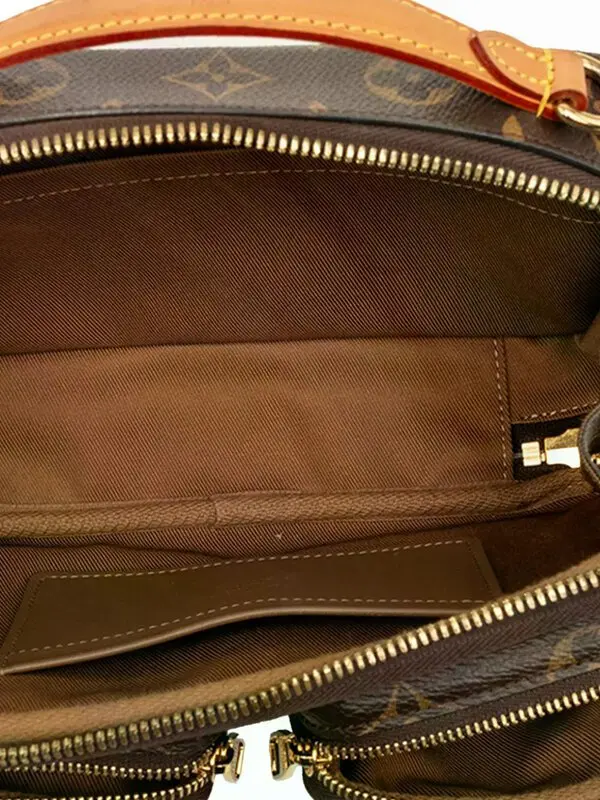 LOUIS VUITTON Monogram Utility Satchel - Brown