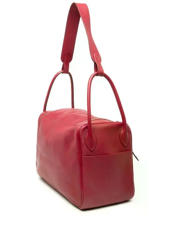 Hermès Lindy 34 Satchel In Swift Leather - Red