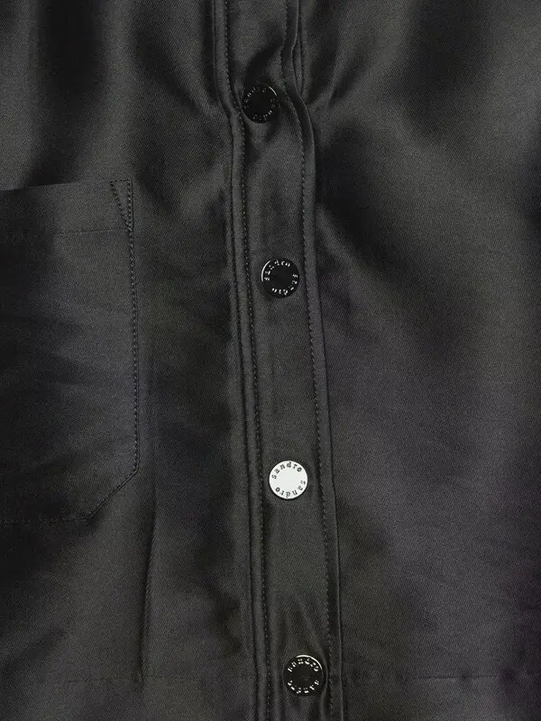 Sandro Cropped Oversized Shirt