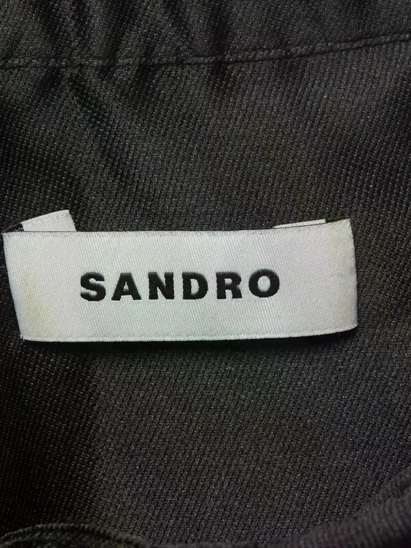 Sandro Cropped Oversized Shirt