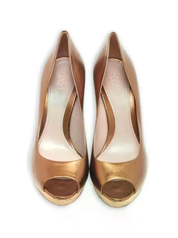 Gucci Peep-toe Platform Sandals