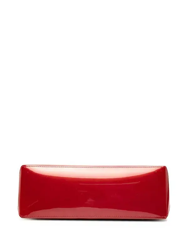 LOUIS VUITTON Monogram Vernis Wilshire Pm Handbag - Red