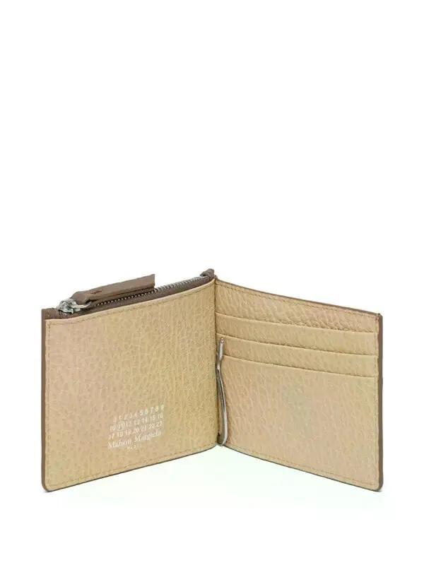 MAISON MARGIELA Four Stitches Grained Leather Wallet - Brown