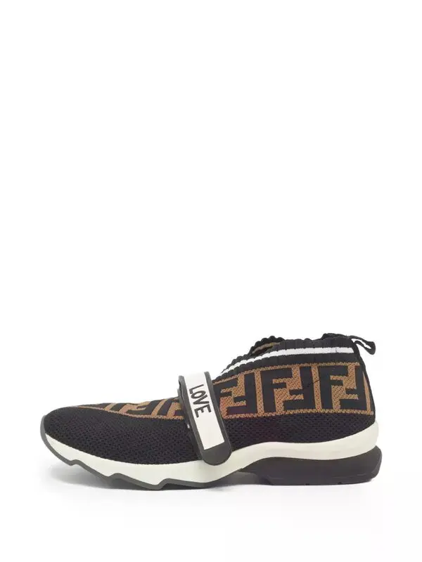 Fendi Rockoko Ff Knit Sneakers