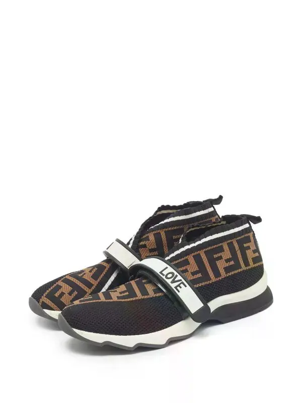 Fendi Rockoko Ff Knit Sneakers