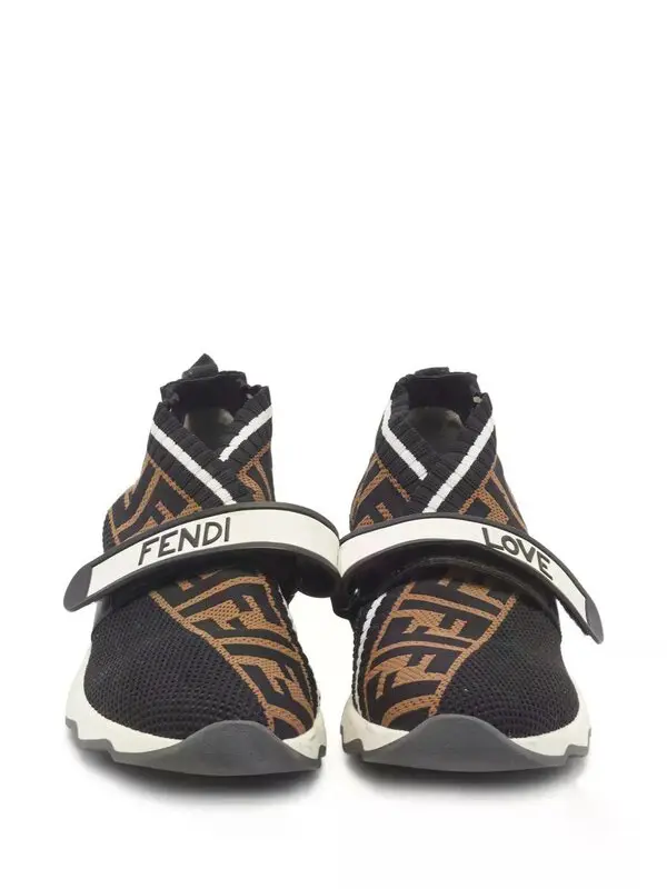 Fendi Rockoko Ff Knit Sneakers