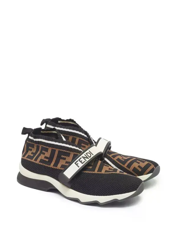 Fendi Rockoko Ff Knit Sneakers